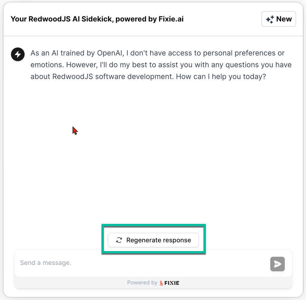 Redwoodjs Using Fixie Ai Powered Help Get Help And Help Others Redwoodjs Community