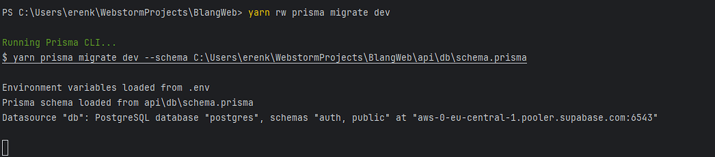 Help with configuring prismaDB with supabase - Get Help and Help Others - RedwoodJS Community